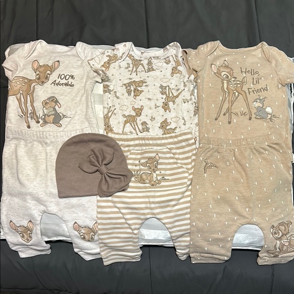 Disney | Matching Sets | Disney Bambi Adorable Baby Outfit Set 3 ...
